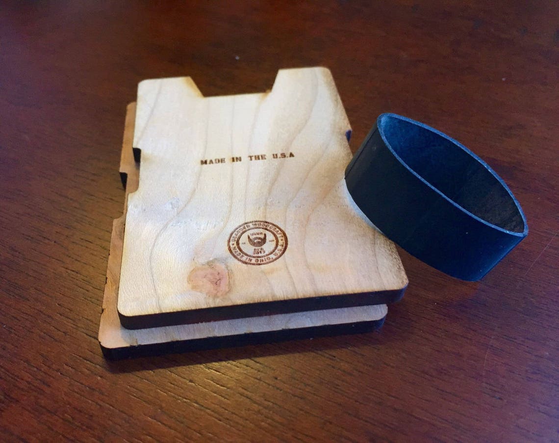 Custom Reclaimed & Recycled Wood Wallet sandwich - Etsy