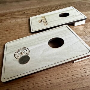 Custom Coinhole Game Board - Personalized, Wedding, Father's Day ...