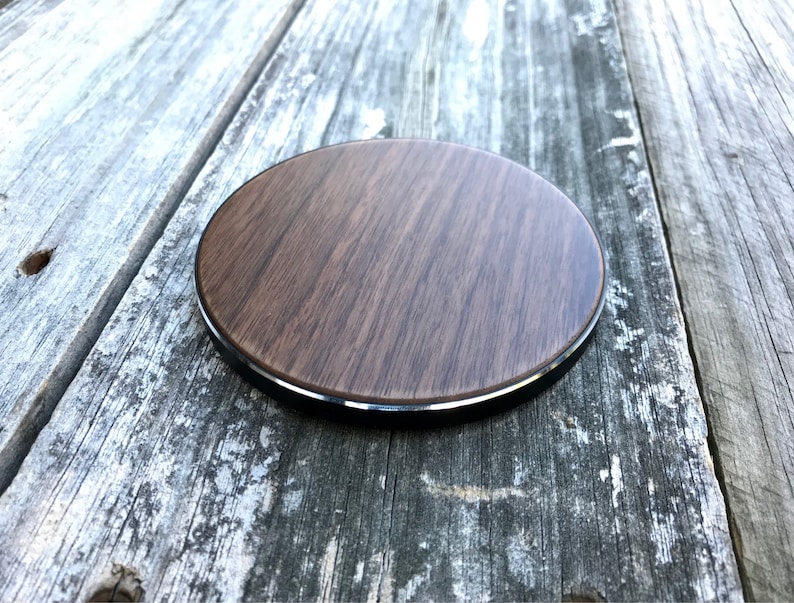 Wireless Charging Station (circle) - Wood - Etsy