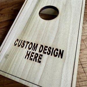 Custom Coinhole Game Board - Personalized, Wedding, Father's Day ...