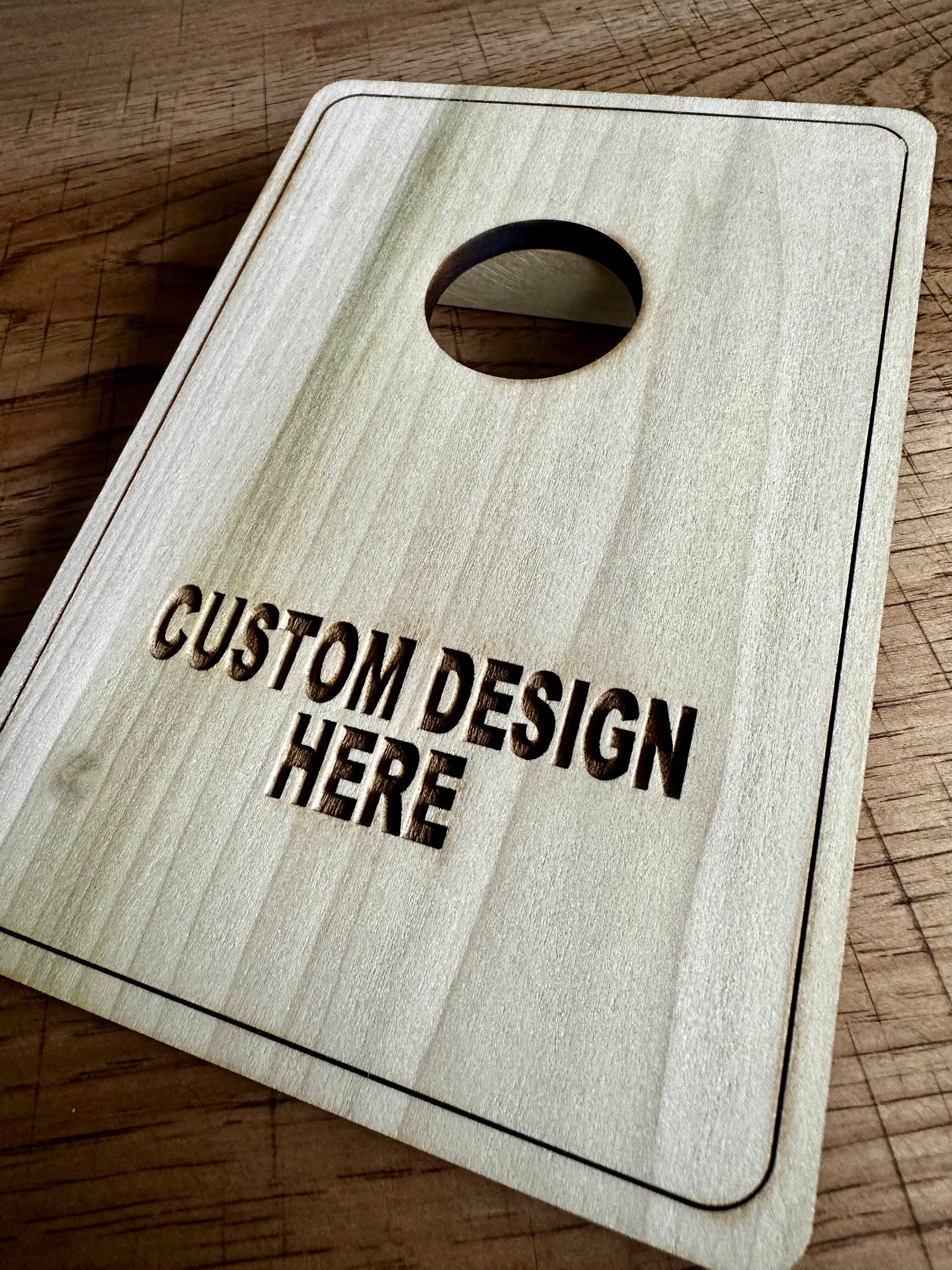 Custom Coinhole Game Board - Personalized, Wedding, Father's Day ...