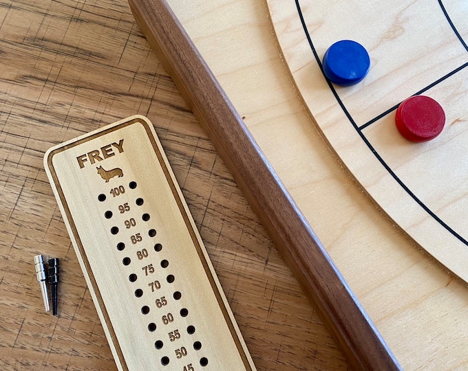 Crokinole Score Keeper, Crokinole Scoring, Gift for Him, Gift for Dad ...