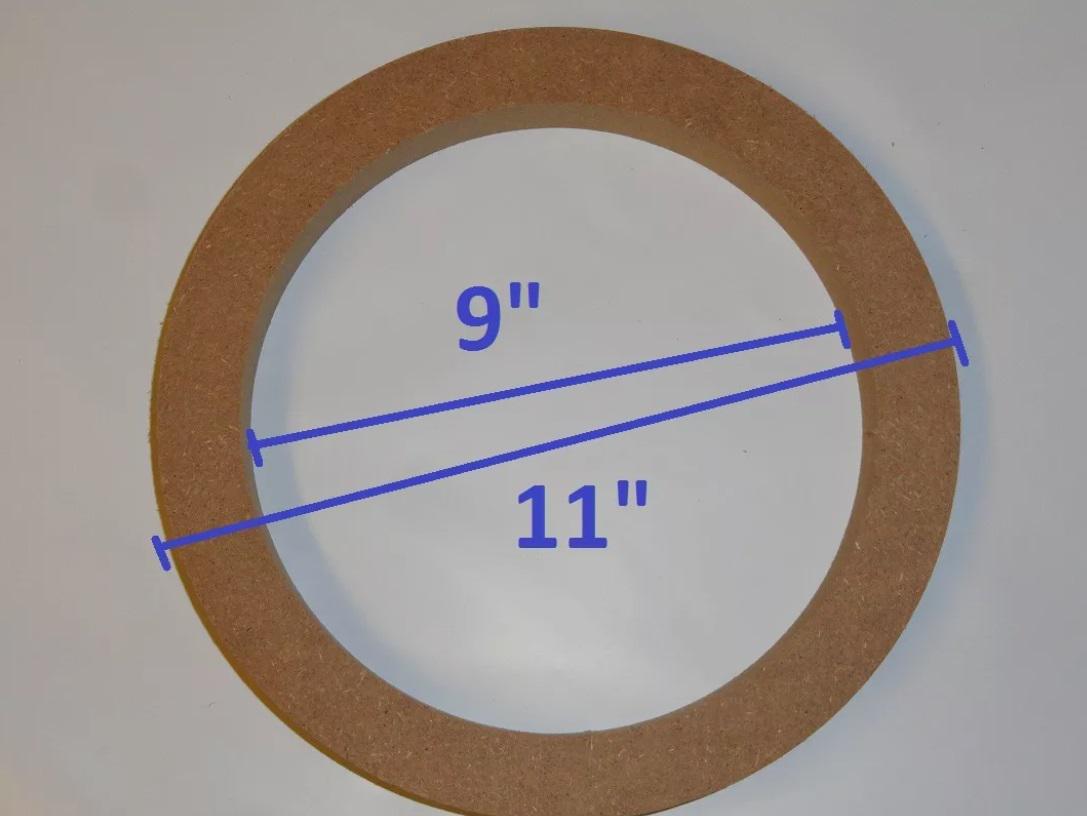 10 Inch Quantity 3 - Pack of Perfect Wood Wooden MDF Spacer Spacers ...