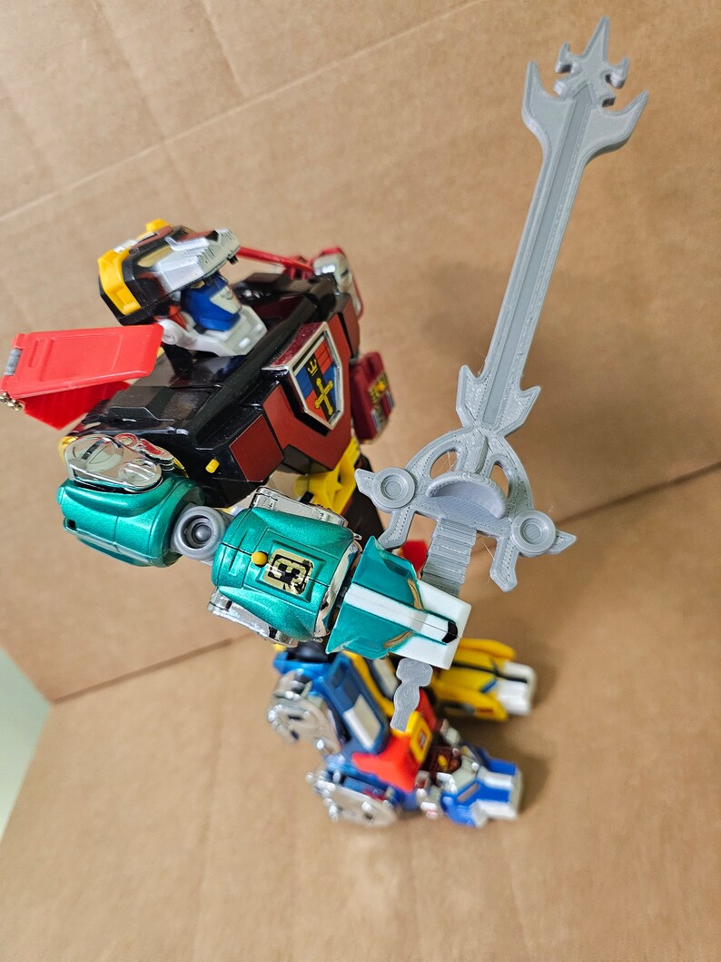 Voltron 3D Printed 1981 Voltron GB36 GB-36 Y&K Japan Blazing Sword ...