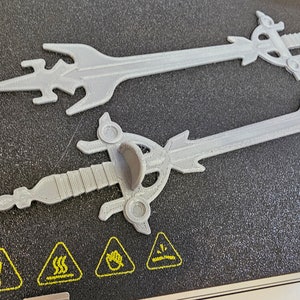 Voltron 3D Printed 1981 Voltron GB36 GB-36 Y&K Japan Blazing Sword ...