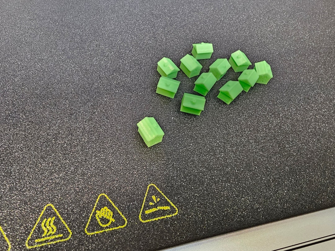 32 Piece Full Set Monopoly Style Board Game Replacement Pieces Parts 32 ...