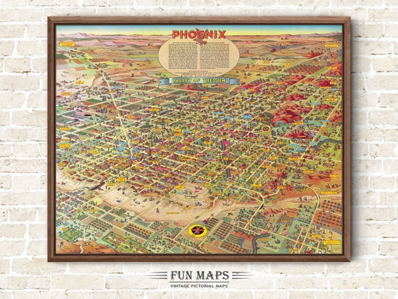 Valley Of Phoenix Area Map