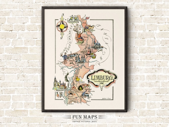 Netherlands Map 1940s