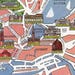 Fun Map of Hamburg in Germany, Deutschland, DE - Vintage Pictorial ...