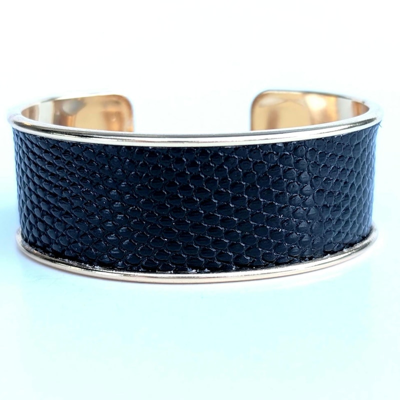 Mans Lizard Cuff Bracelet - Etsy