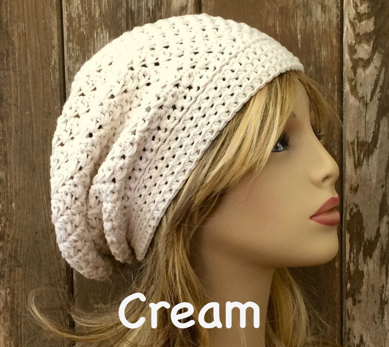Cotton Slouchy Hat Light Weight Slouchy Cotton Chemo Hat - Etsy