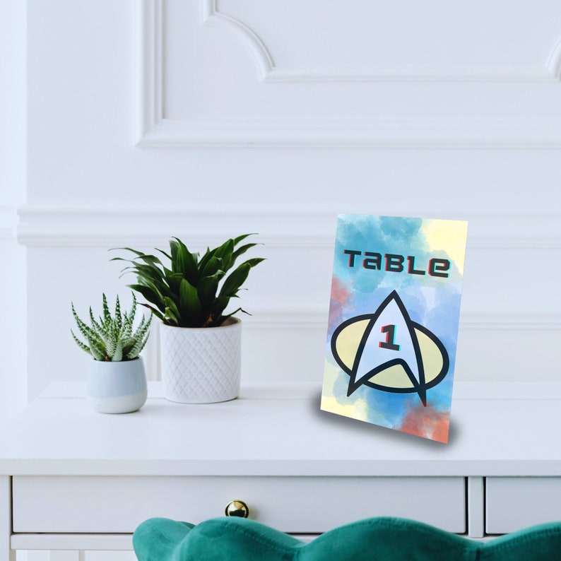 Star Trek Style Table Numbers - Etsy