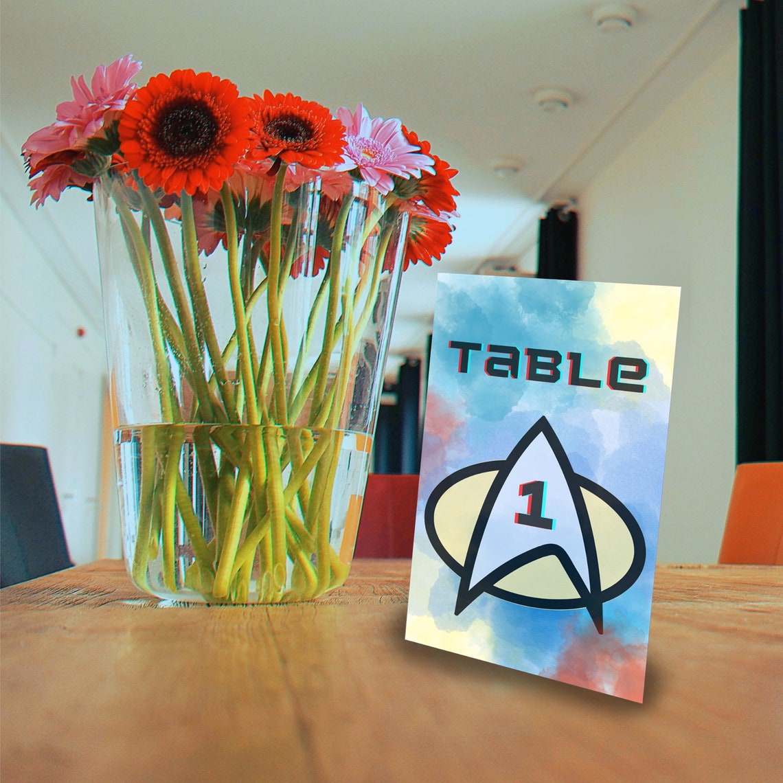 Star Trek Style Table Numbers - Etsy