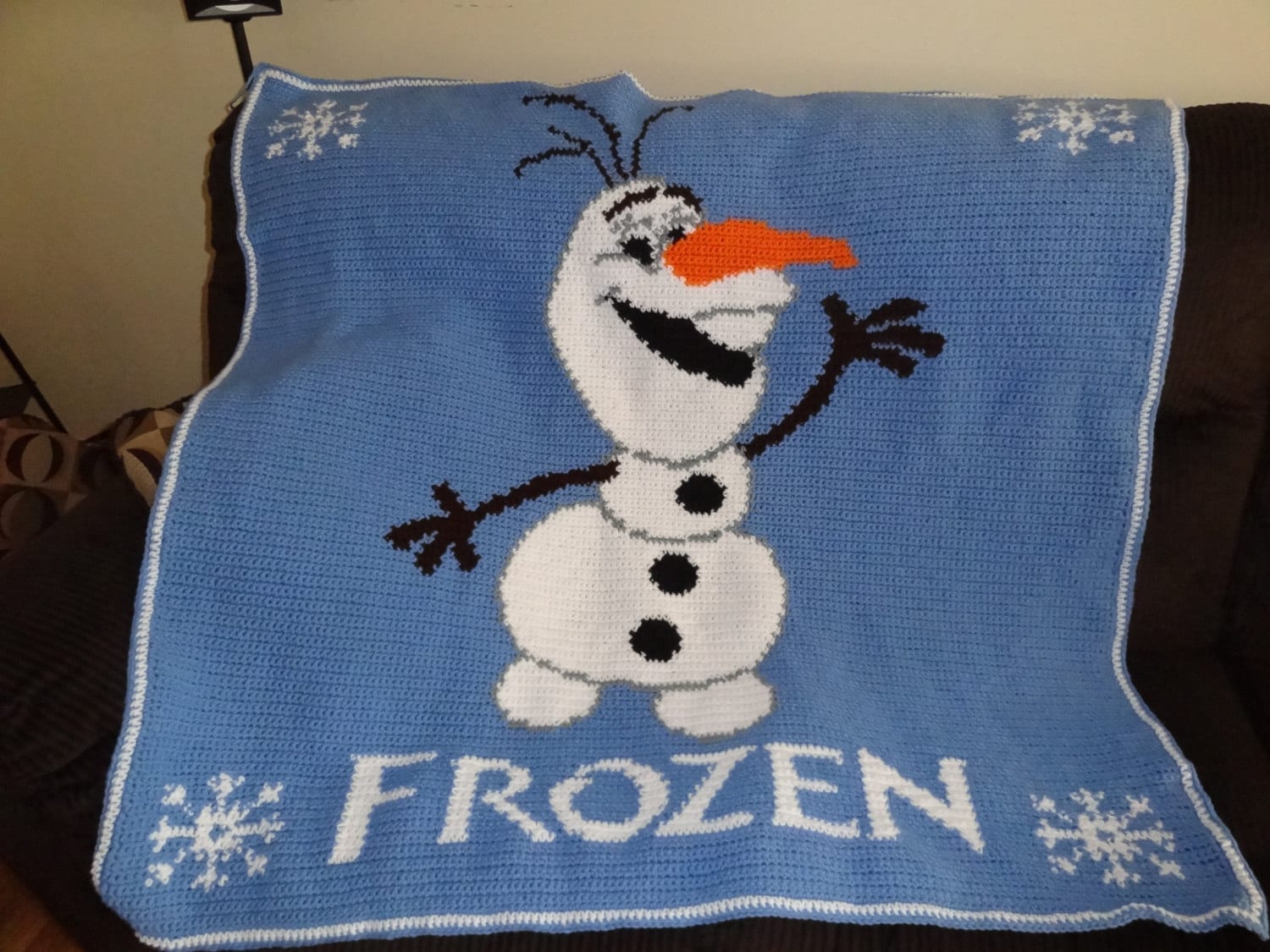 Olaf Crochet Afghan Pattern