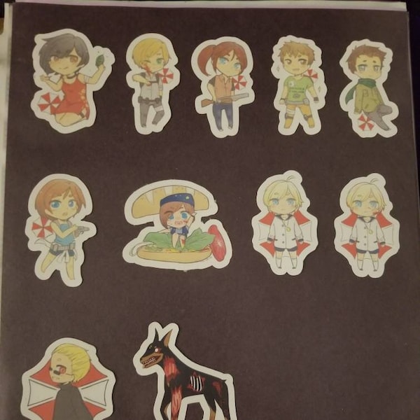 Resident Evil Jill Sticker - Etsy