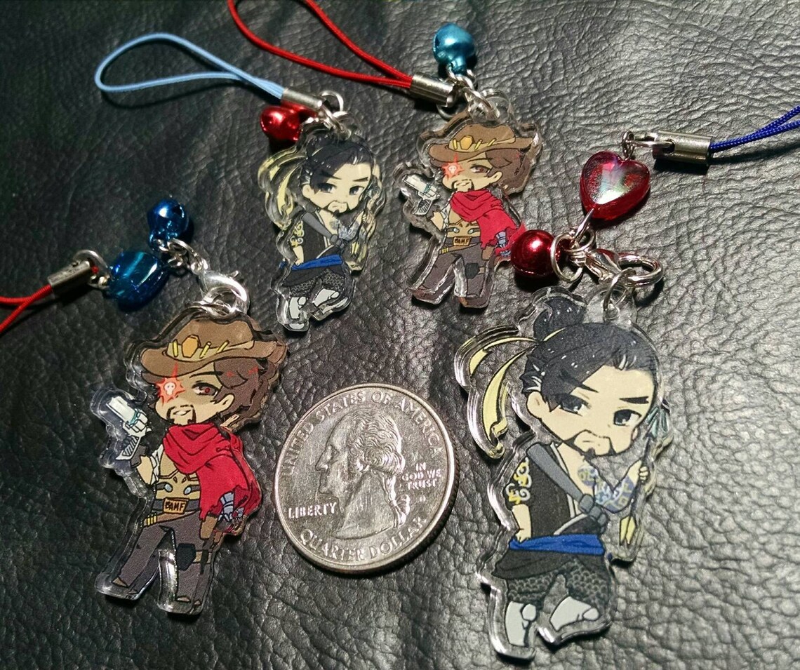 Overwatch Phone Charms | Etsy