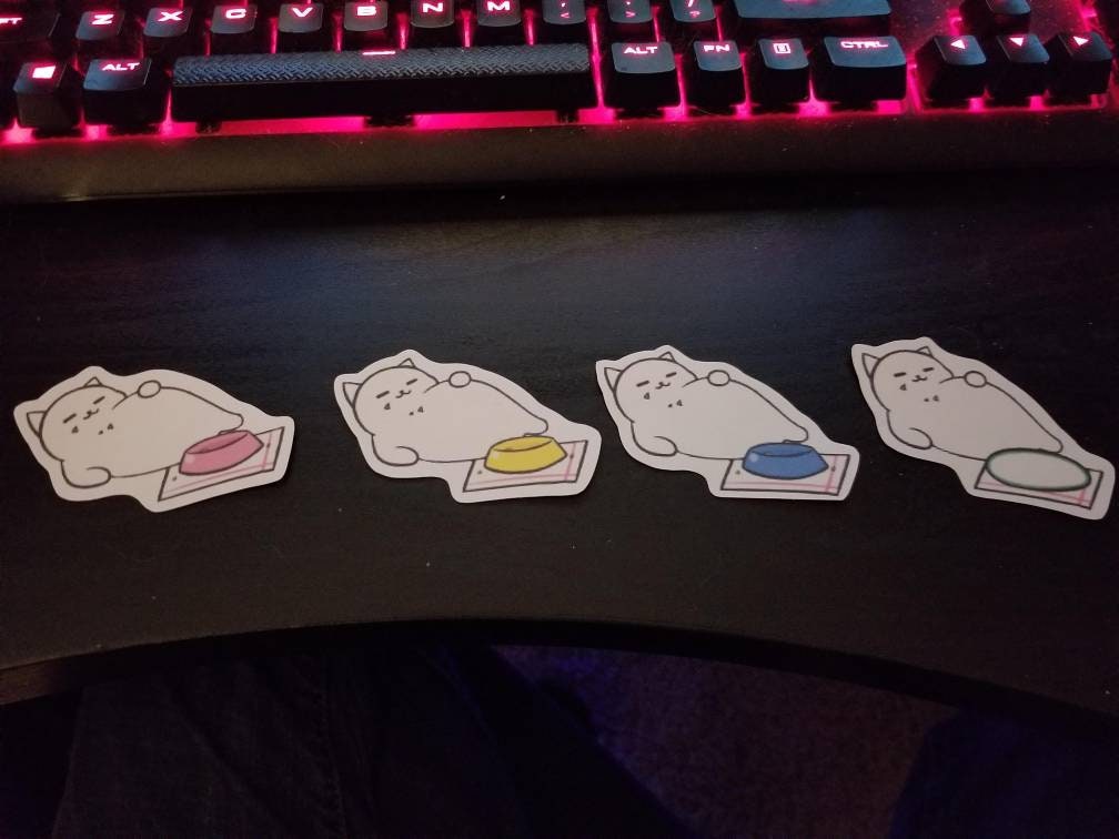 Neko Atsume Regular Cat Stickers | Etsy