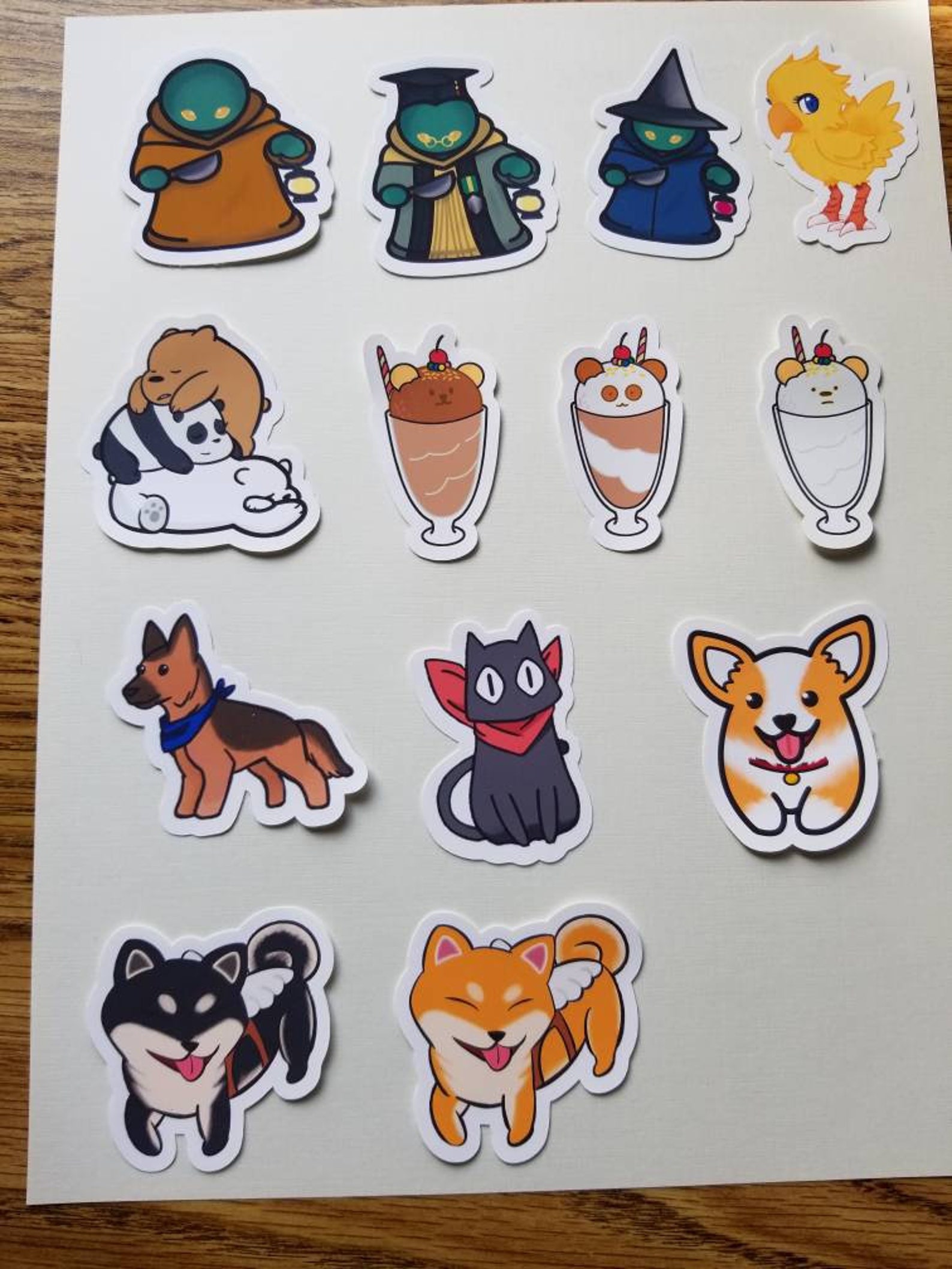 Animals in Video Games and Anime Stickers - Etsy