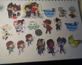 Overwatch Vinyl Stickers - Etsy