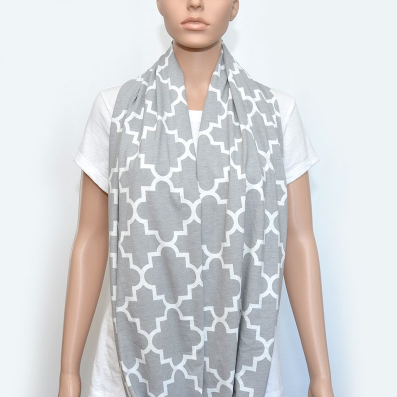 Gray Nursing Cover - Nursing Cover - Nursing Cover Scarf - Nursing ...