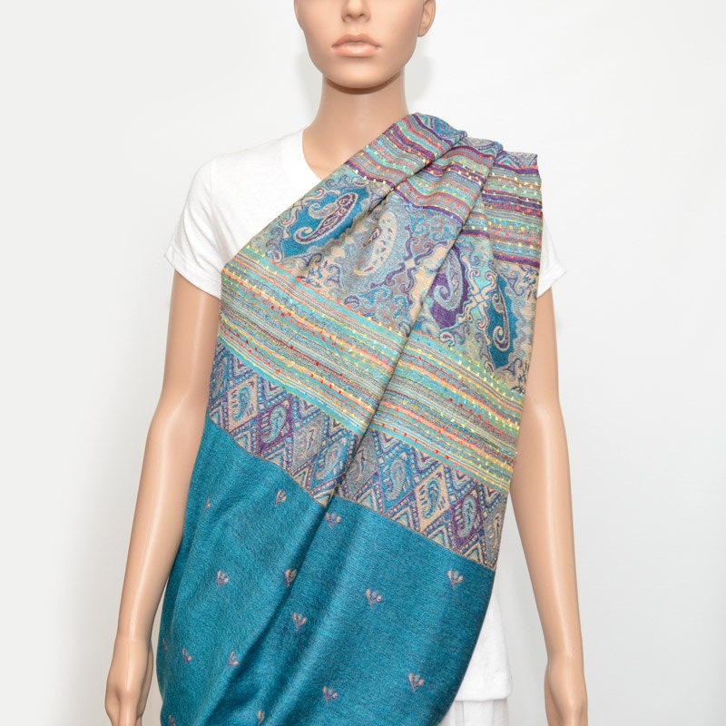 Infinity Scarf With Paisley Floral Pattern - Nursing Cover - Nursing ...