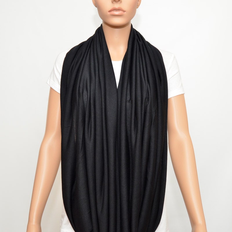Black Nursing Cover - Nursing Infinity Scarf - Nursing Scarf - Infinity ...