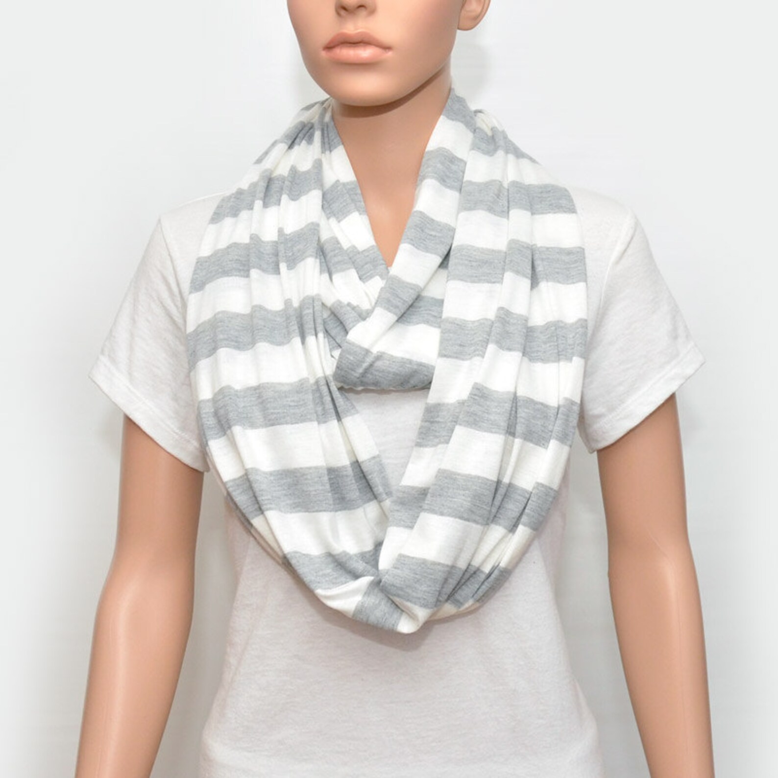 Grey Stripes Nursing Scarf - Nursing Cover - Nursing Cover Scarf ...