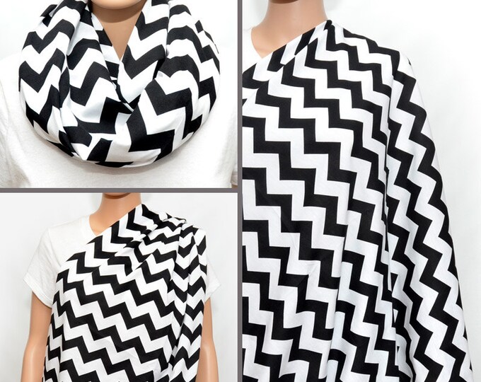 Chevron Nursing Scarf Nursing Cover Nursing Cover Scarf - Etsy