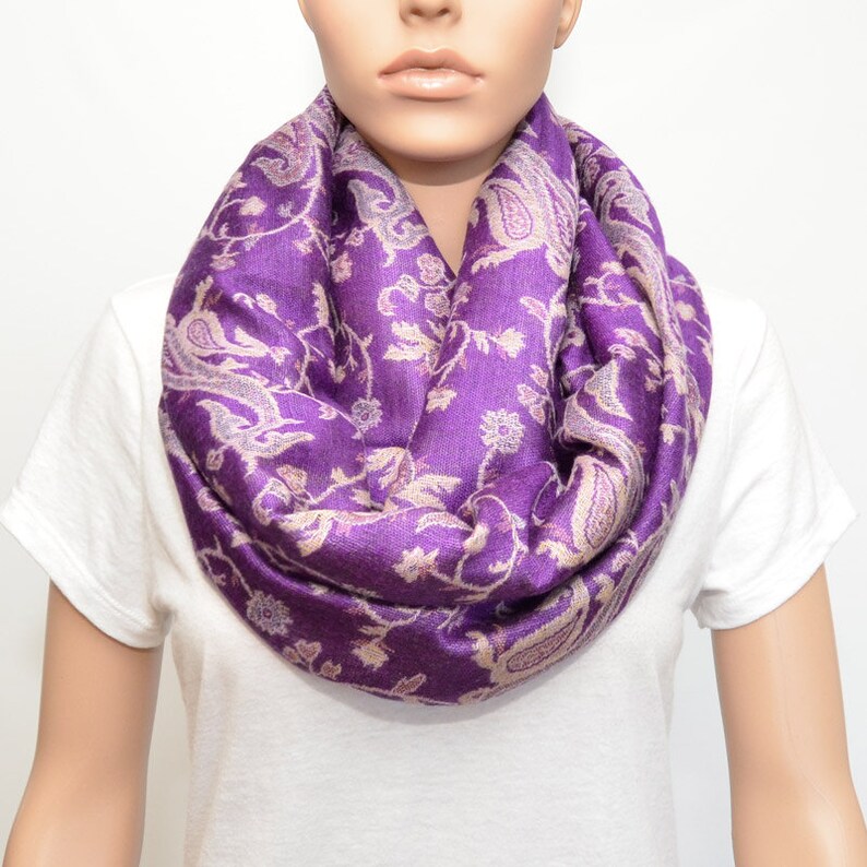 Purple Scarf - Purple Infinity Scarf - Nursing Cover - Nursing Scarf ...