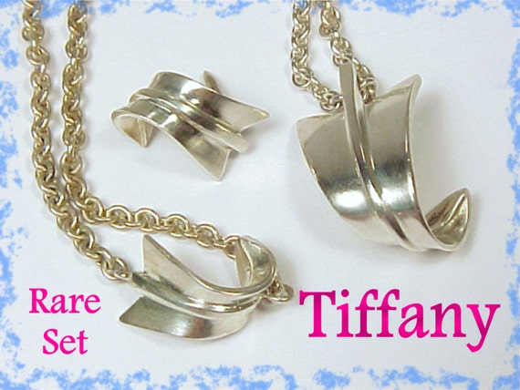 Tiffany Co Necklace Angela Cummings Sterling Silver Bent Arrow Necklace Bracelet Pin Set Tiffany Jewelry Very RARE Set FREE SHIPPING Etsy Israel