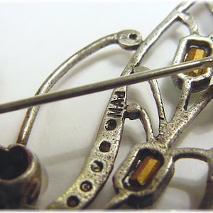 Butterfly MMA Sterling Silver Gemstone 2 Brooch Pin Metropolitan Museum ...