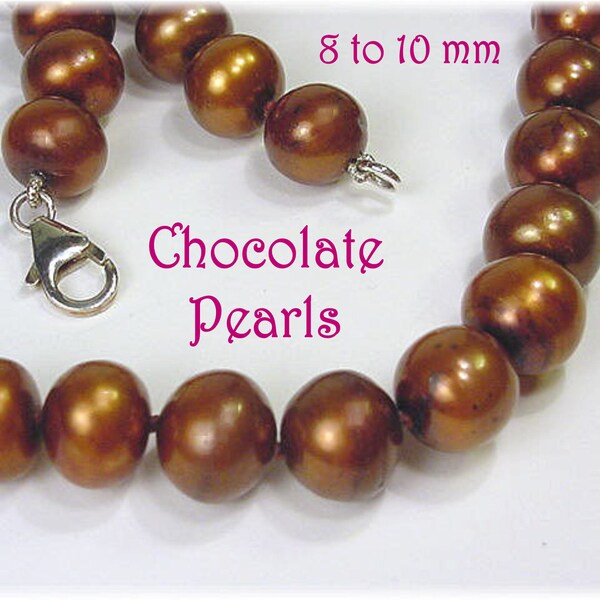 Chocolate Pearls - Etsy