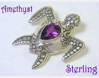 Amethyst Sea Turtle - Etsy