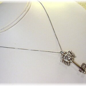 Sunshine Sun Happy Face Key Sterling Silver Celestial Pendant Designer ...