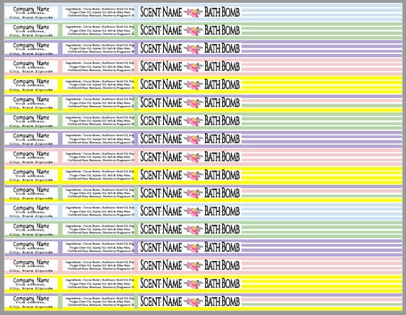 34 Bath Bomb Label Requirements Labels Design Ideas 2020