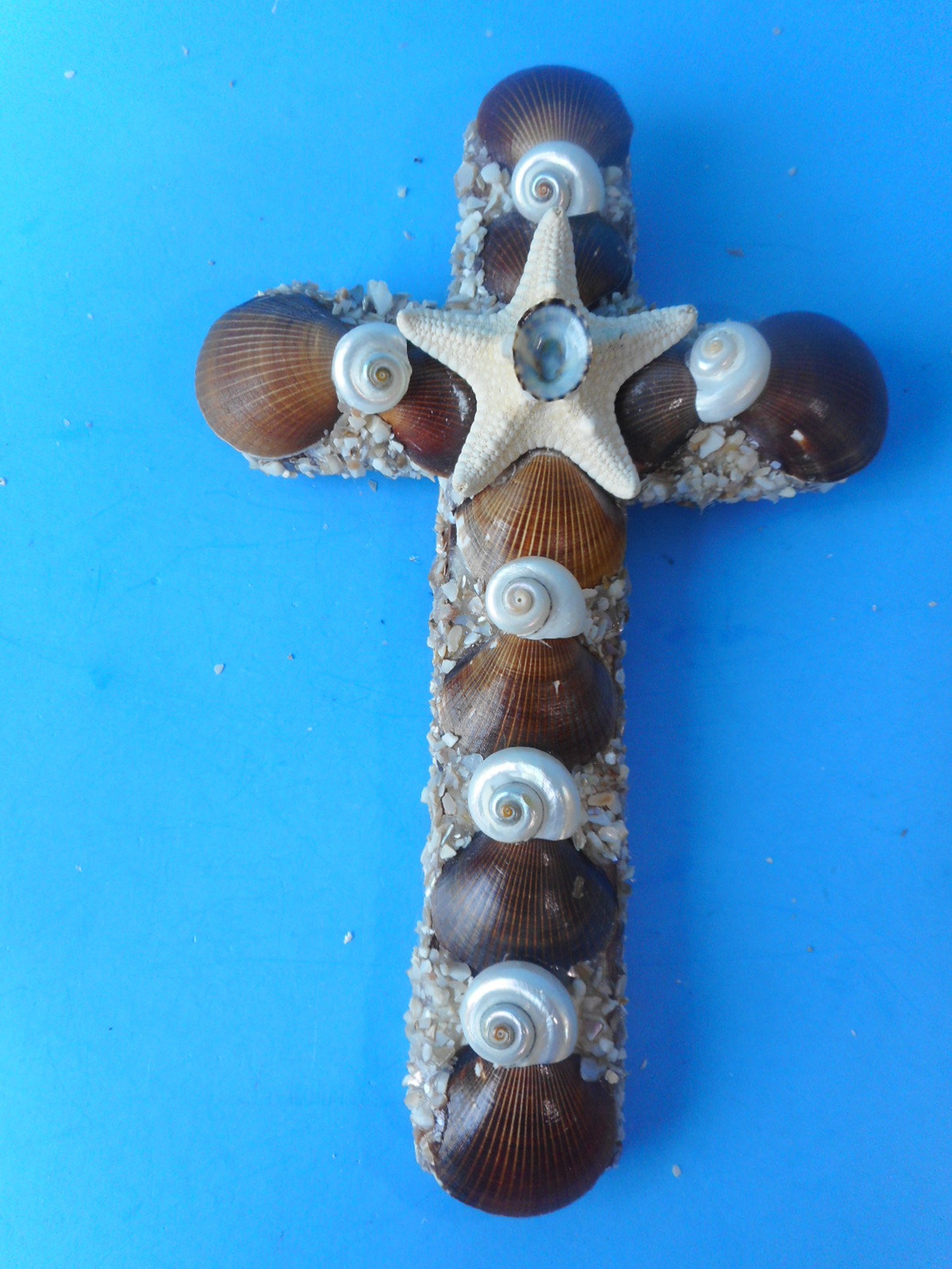 Seashell Beach Wall Cross-coastal Home Wall Decor | Etsy