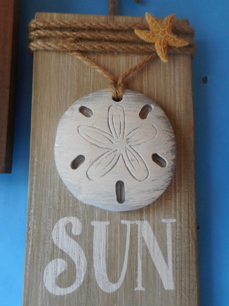 Sea Shell Wood Wall Plaque Sign-sea Shell Wall Art-coastal | Etsy