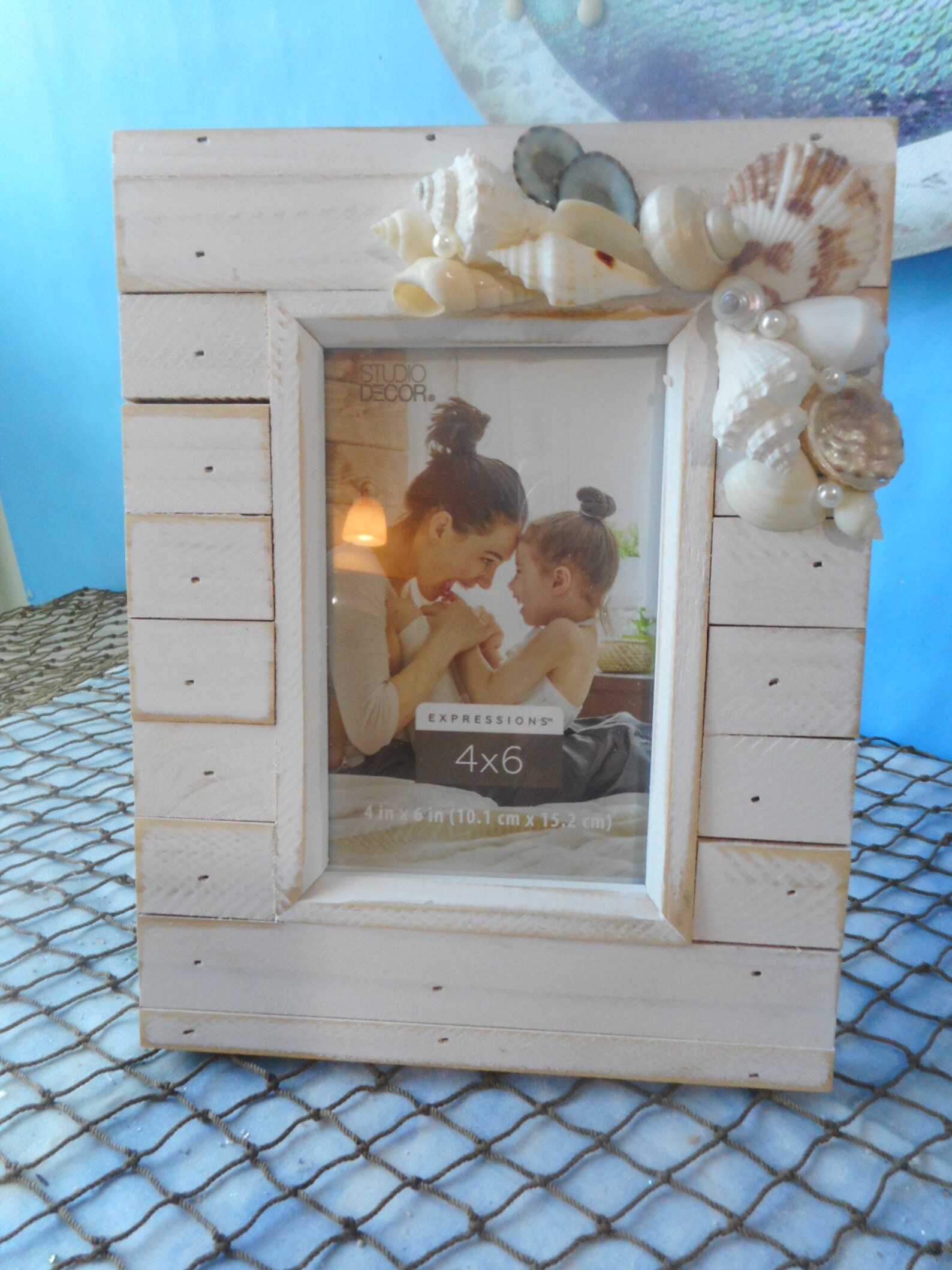Seashell Picture Frame-beach Frame-shell Photo Frame-coastal - Etsy