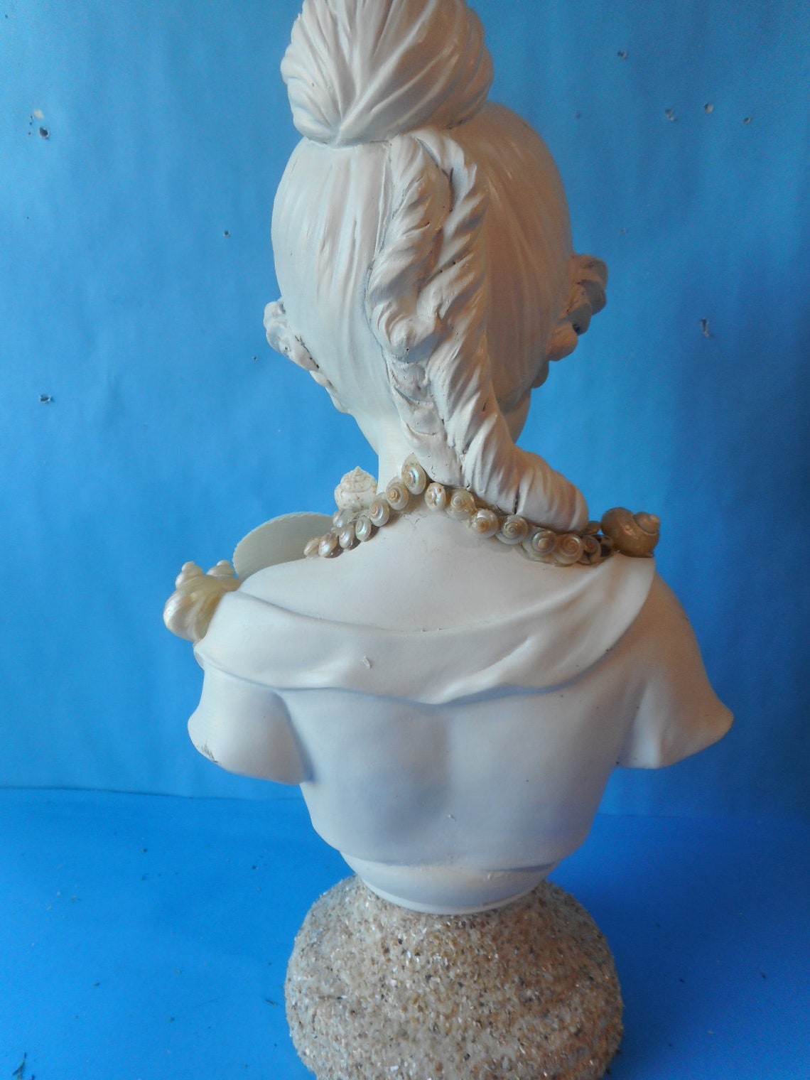 Seashell Art Bust Sculpture coastal Home Decor - Etsy