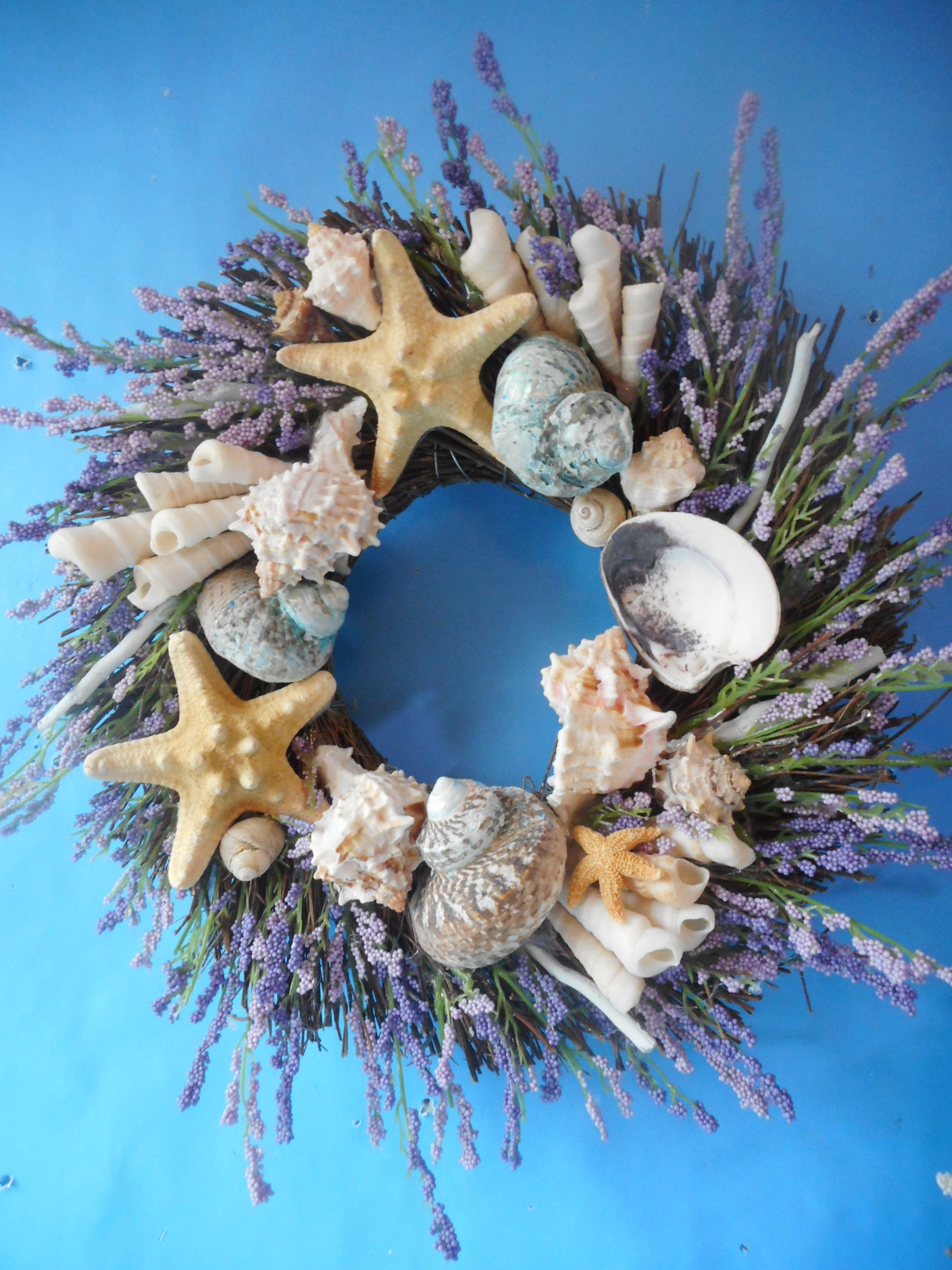 Seashell Wreath Summer Coastal Door Beach WreathMORE | Etsy
