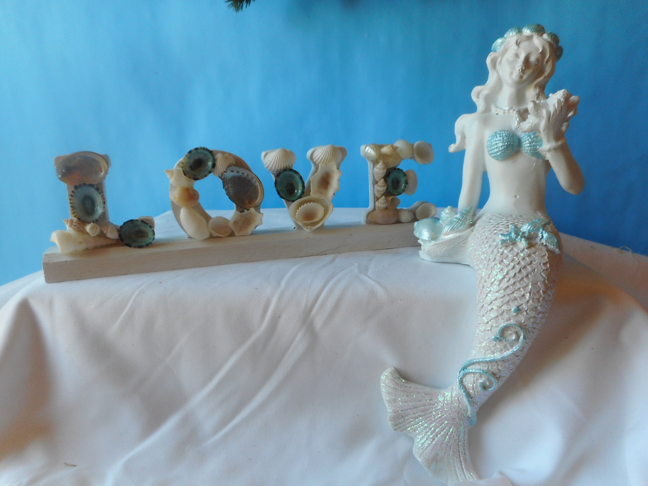 Sea Shell Mermaid Mermaid Art Mermaid With Shells-Mermaid | Etsy