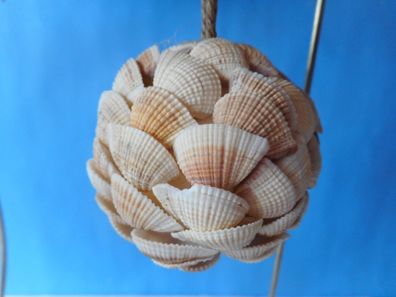 Sea Shell Ornament-Nautical Beach Tree Ornament-Coastal | Etsy