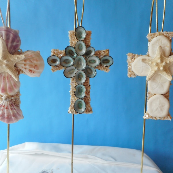 Sea Shell Cross - Etsy
