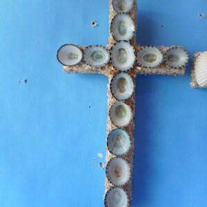 Sensational Sea Shell Wall Cross-shell Cross-beach Wall Decor-sea Shell ...