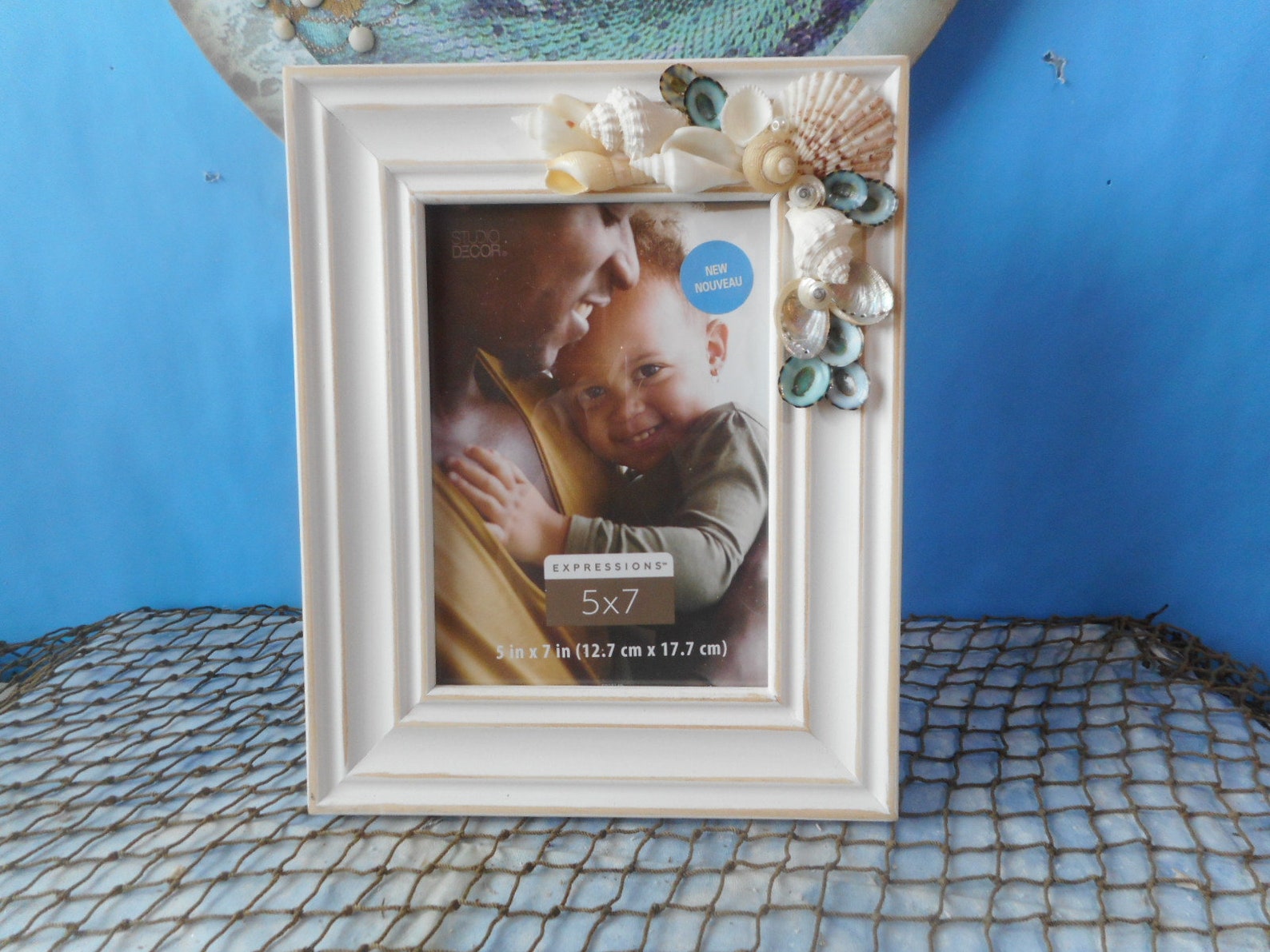 Seashell Picture Frame-beach Frame-shell Photo Frame-coastal - Etsy