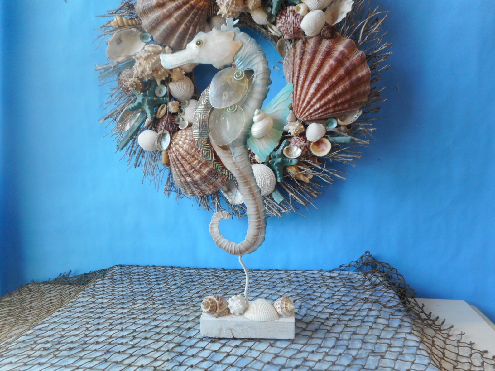 Capiz Shell Sea Life Sculpture: Coastal Beach Home Decor - Etsy