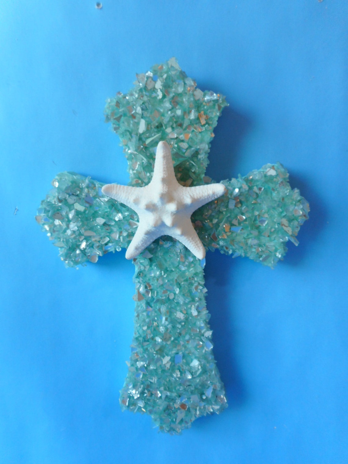 Art Glass Wall Cross Religious Spiritual Cross | Etsy