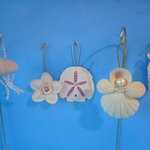 SeaShell Ornaments-More Choices Coastal Beach Christmas | Etsy