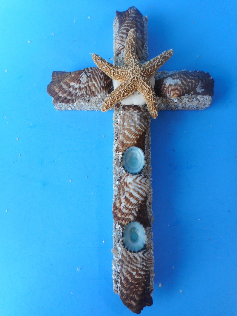 Seashell Beach Wall Cross-coastal Home Wall Decor | Etsy