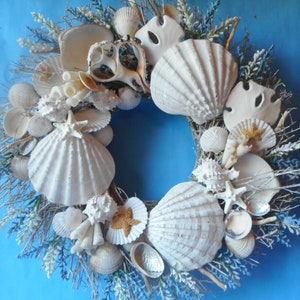 Sea Shell Coastal Nantucket Style Beach Wreathmore COLOR | Etsy